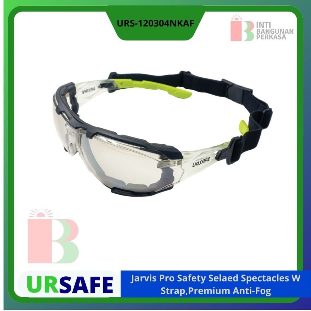 Jarvis Pro Safety Sealed Spectacles w Strap, Premium Anti-fog – PT ...